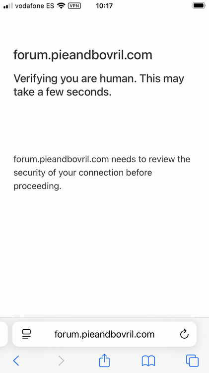 Verification? - Ask a Support Question - Pie & Bovril