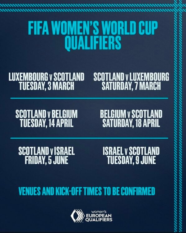 2027 World Cup Qualifying - Page 3 - Womens Football - Pie & Bovril