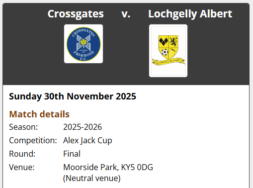 Jack in the Box: the Alex Jack Cup 2025-26 - East of Scotland Football ...