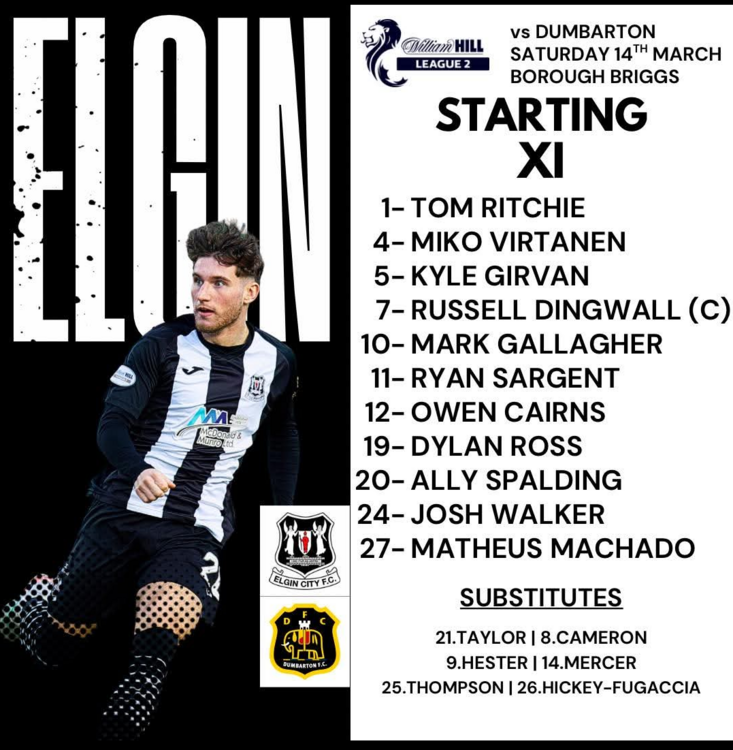 Elgin City v Dumbarton | Saturday 14th March 2026 - Page 5 - Scottish ...