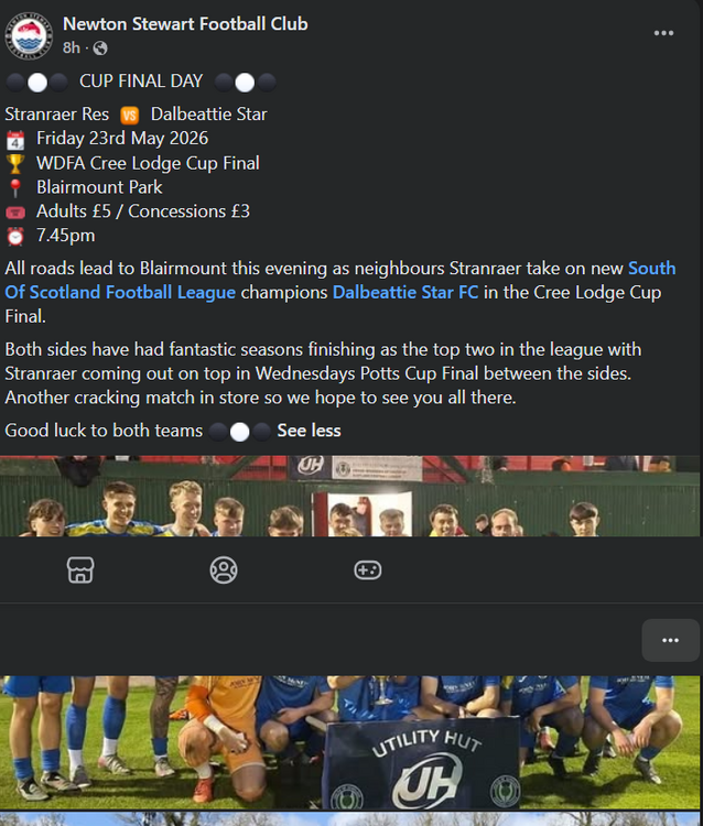 Lowland League West 26/27 - Lowland League West - Pie & Bovril
