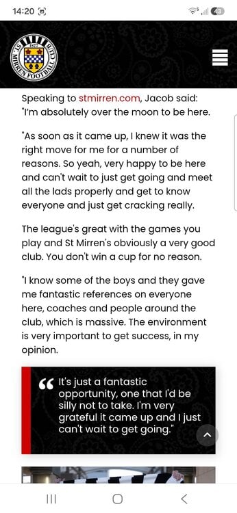 The huge throw of the dice, could go either way 2026/27 St. Mirren FC ...