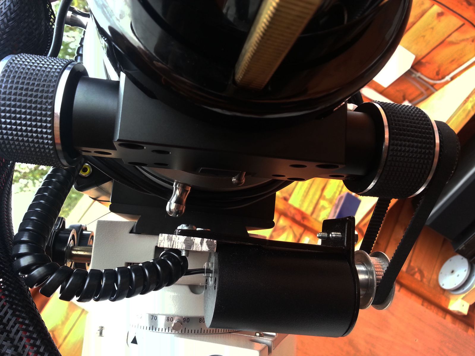 Skywatcher focuser motor added to my SW Esprit 100ED - Member's Album ...