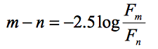 Calculating the Flux Ratio of two stars - Physics, Space Science and ...