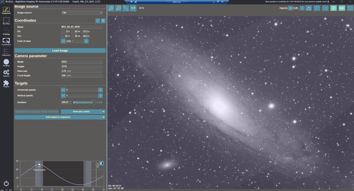 NINA plate solving - Getting Started With Imaging - Stargazers Lounge