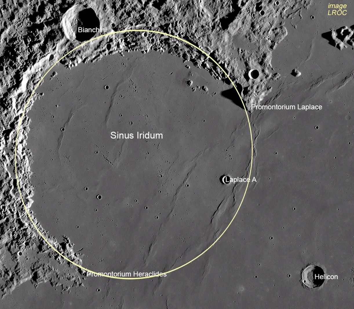 Sinus Iridum, the Rainbow Bay - Imaging - Lunar - Stargazers Lounge