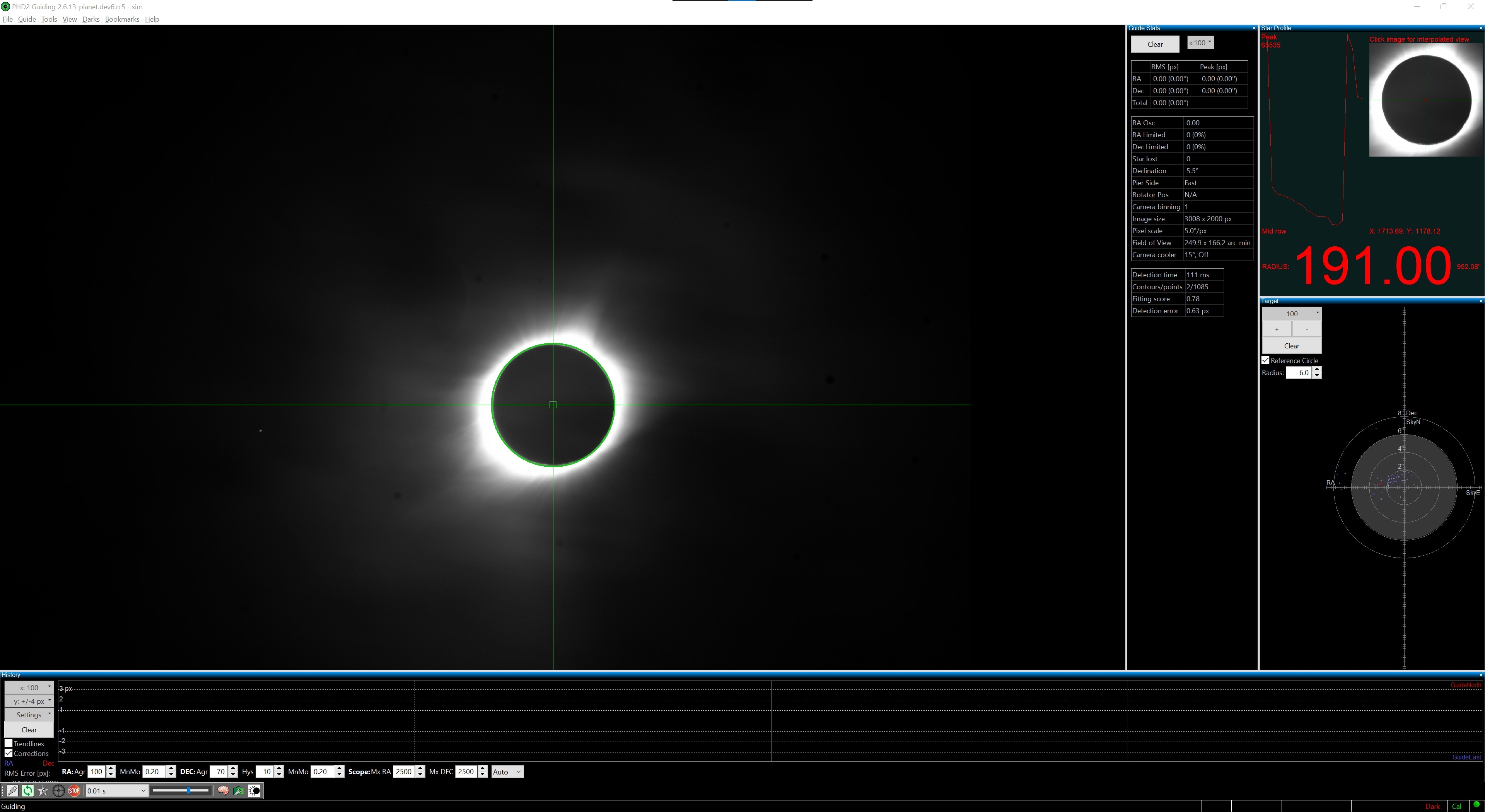 Solar and Lunar autoguiding with PHD2. - Discussions - Software ...