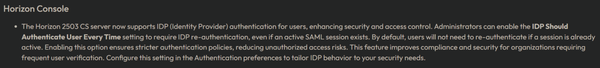 SAML Auth to Horizon Console - General Horizon - Omnissa Community