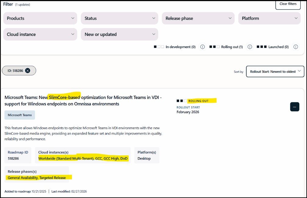 Microsoft Teams Slimcore Optimization - Horizon 8 - Omnissa Community