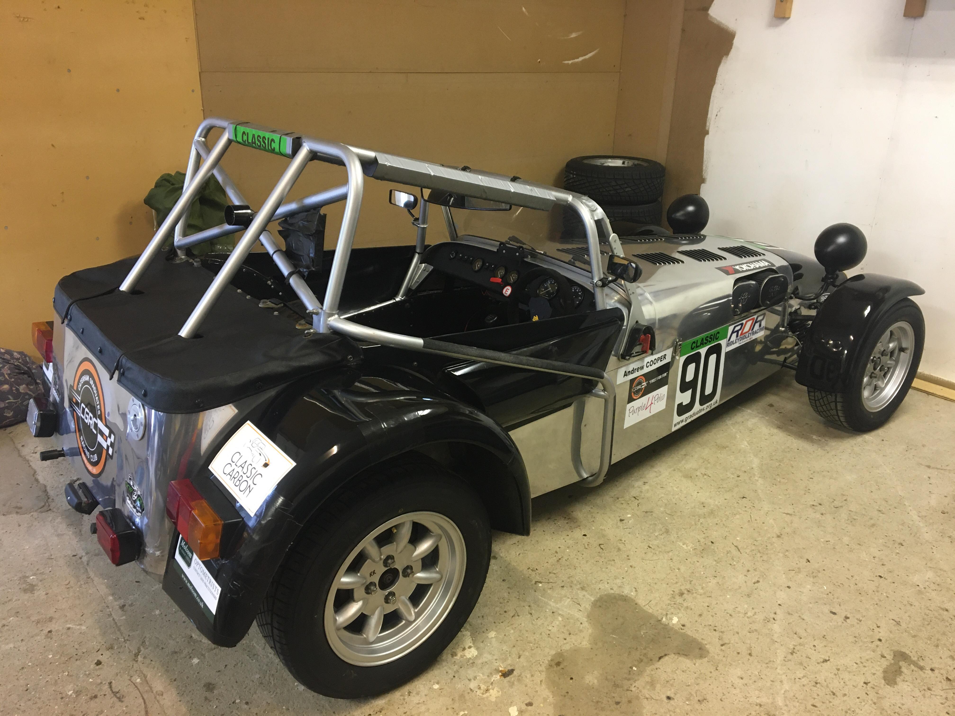 Half hood on tall roll cage - TechTalk - Caterham and Lotus Seven Club