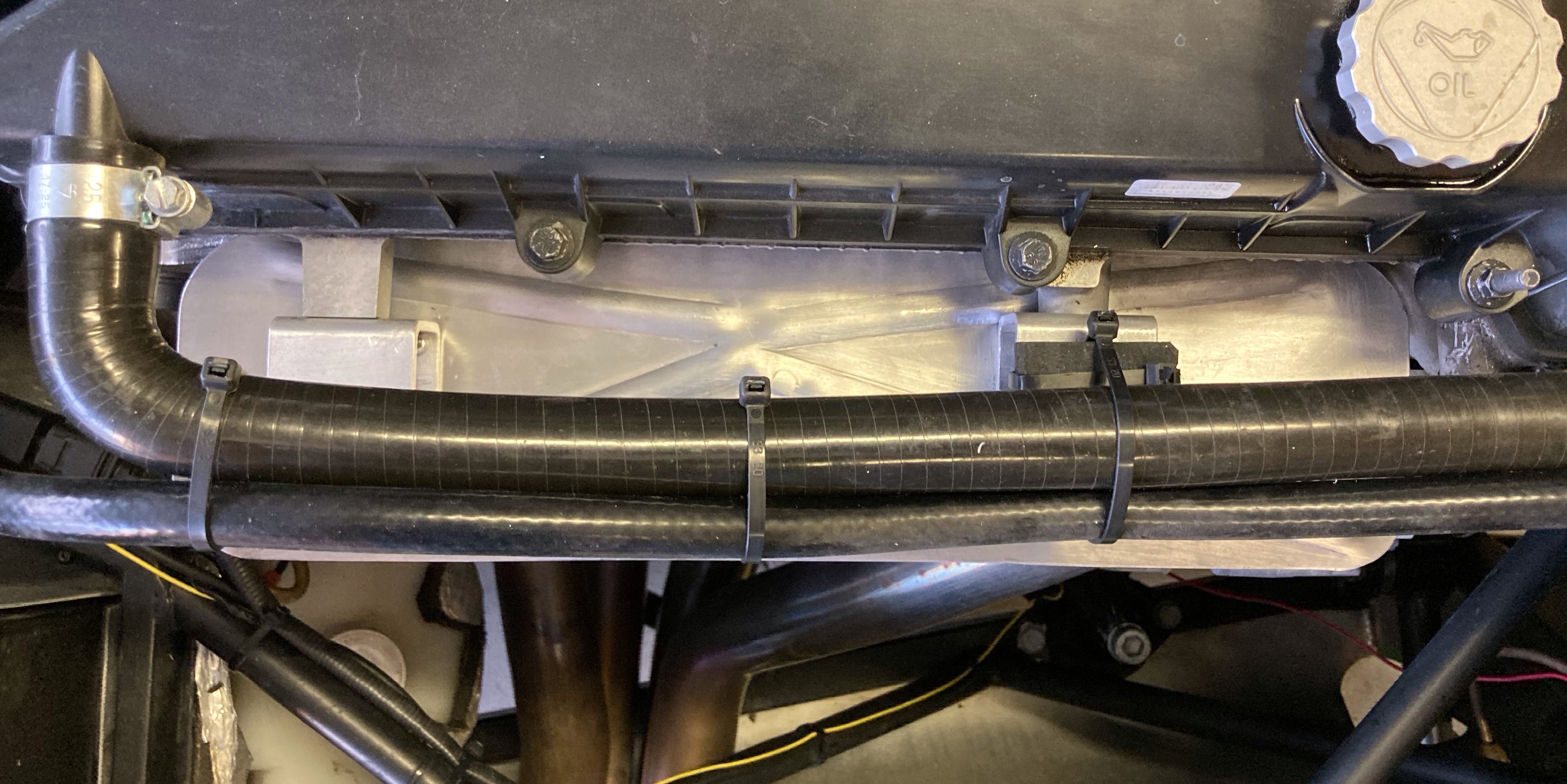 Heat Shield for Duratec Coolant Overflow and Cam Cover Breather Pipes ...
