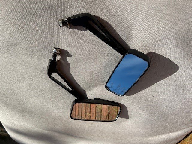 Pitking Black Door / Screen Stay Mirror pair. - For Sale - Caterham and ...