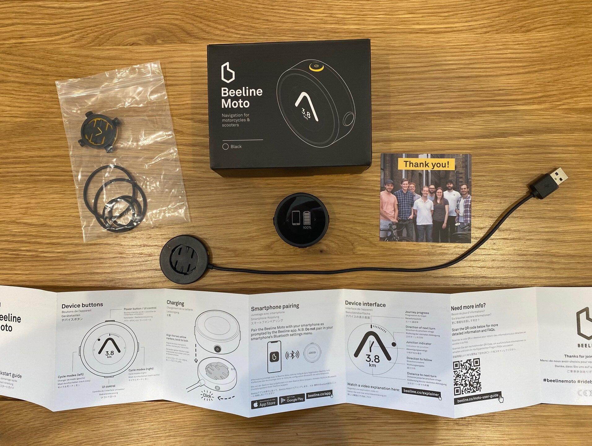 Beeline Moto SatNav - Boxed + Complete - New 15 months ago and only ...