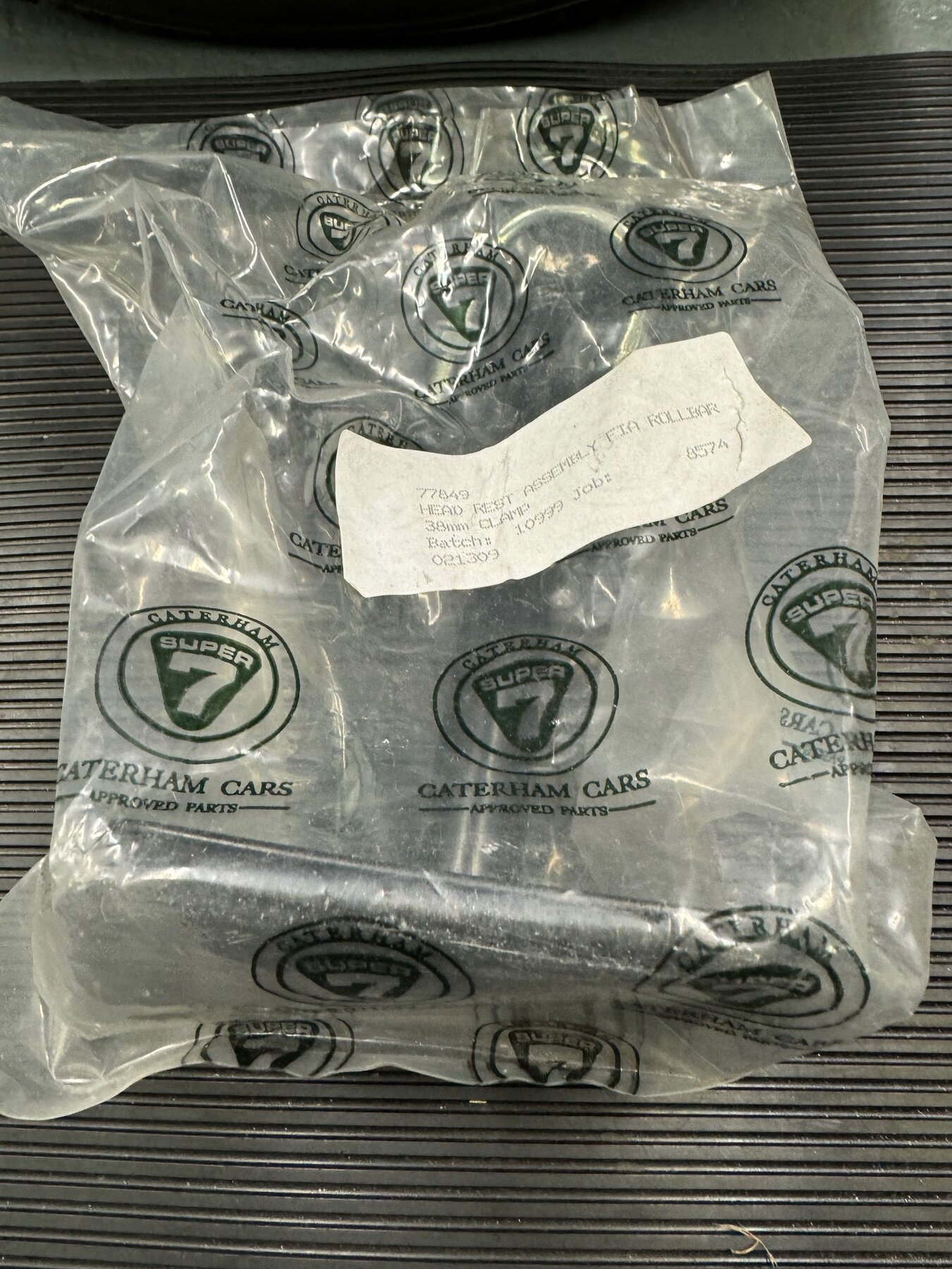 FIA Roll Bar Head Rest and Restraint - For Sale - Caterham and Lotus ...