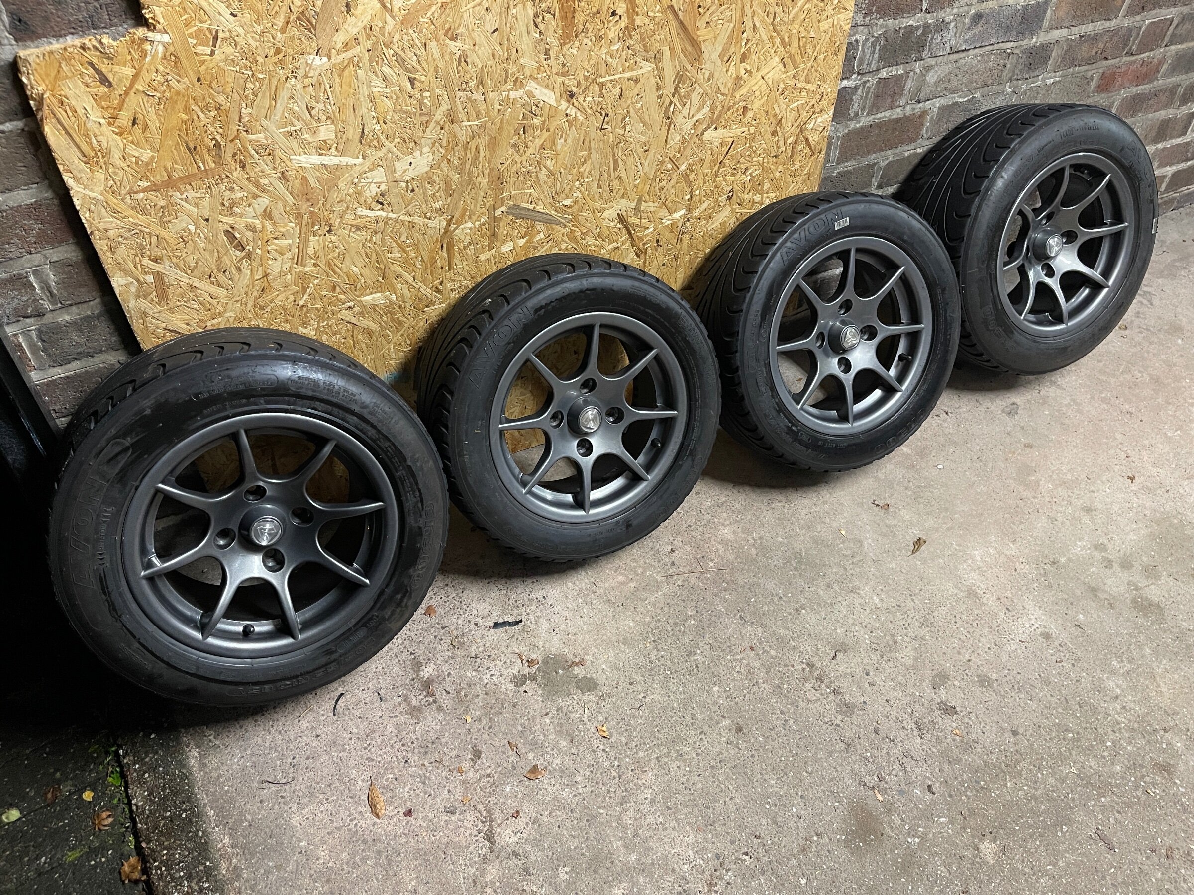 Staggered set of Caterham 8 spoke 13" Wheels - SOLD - For Sale ...