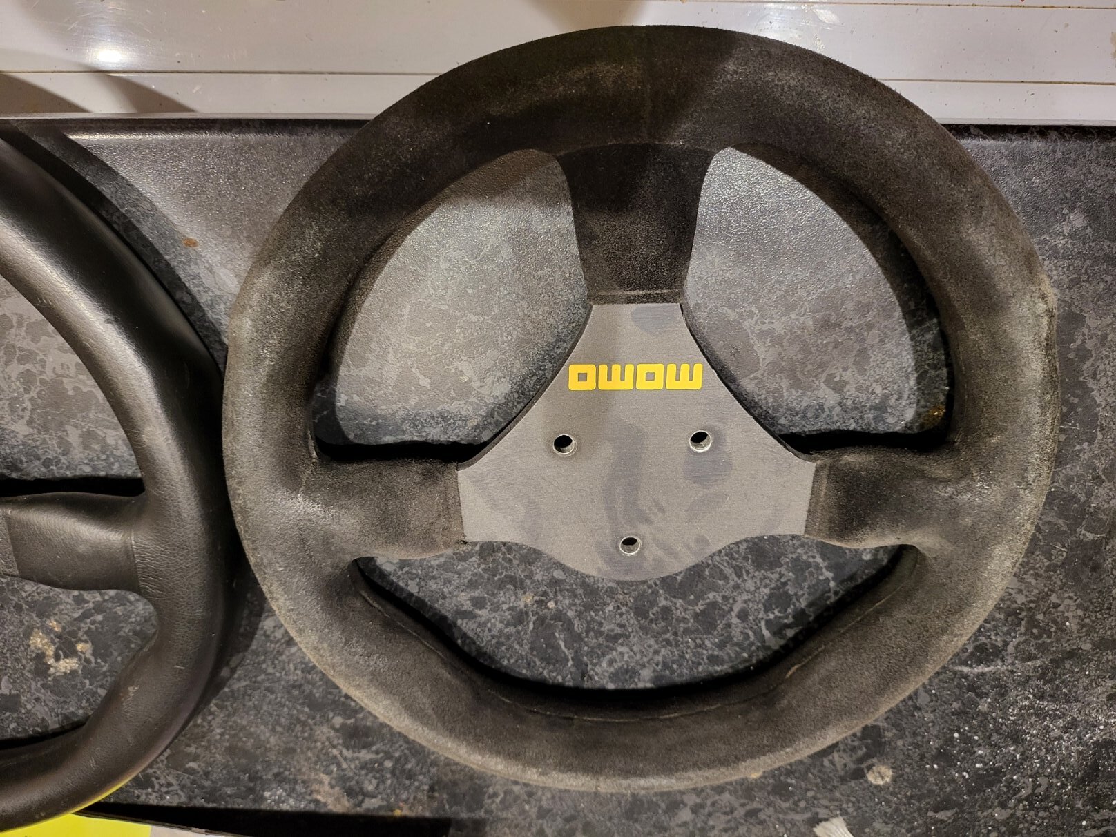 2 x Momo Steering Wheels - 260mm Suade + 290mm Leather - For Sale ...