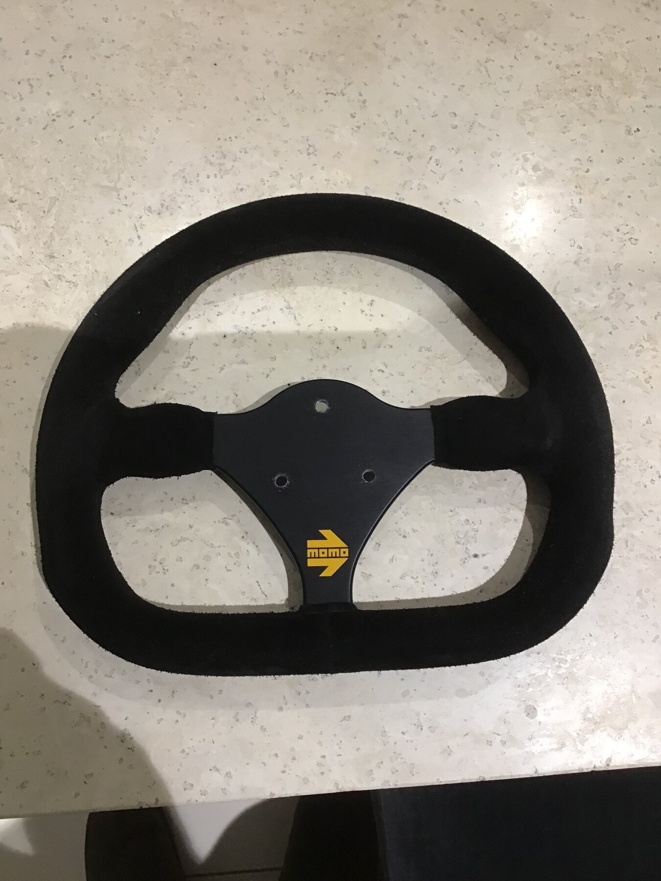 MOMO 290mm suede steering wheel - For Sale - Caterham and Lotus Seven Club