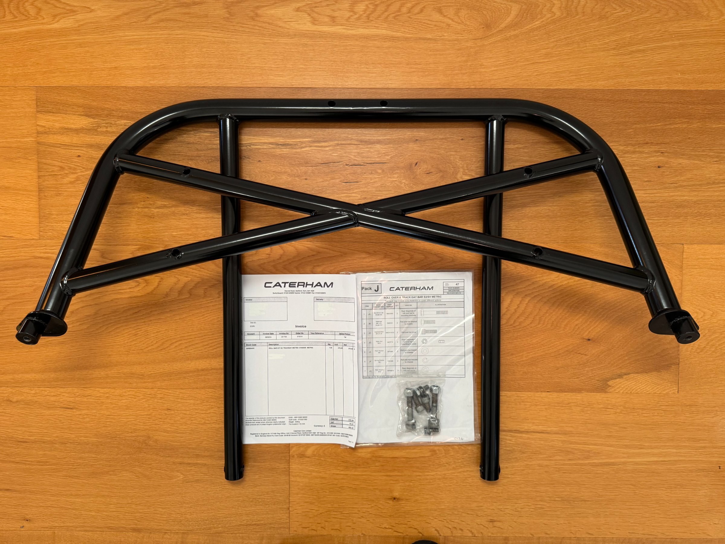 Genuine Caterham 7 Track Day FIA Roll Bar Series 3 / S3 Metric Chassis ...