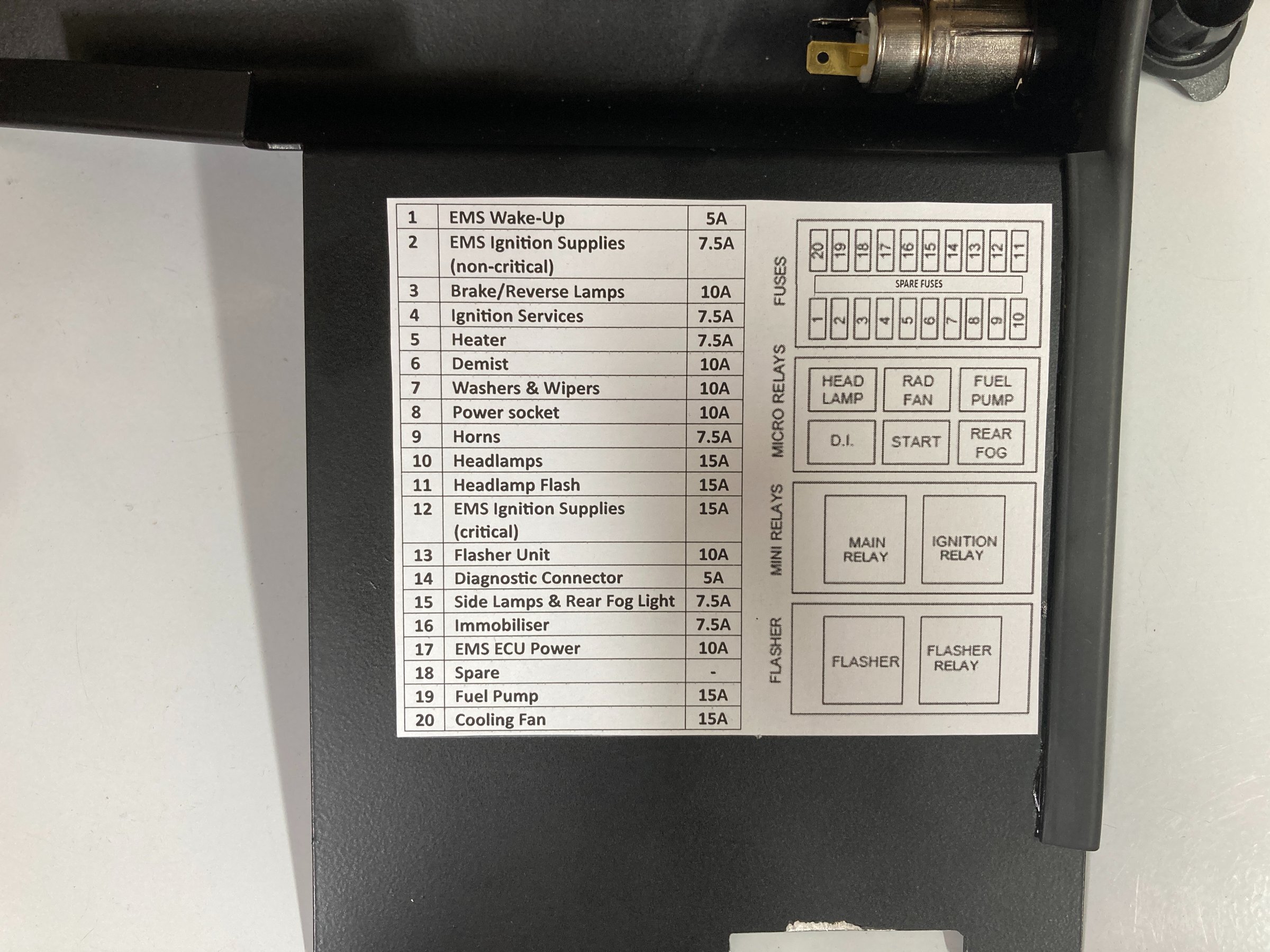 LED indicator relay… - TechTalk - Caterham and Lotus Seven Club
