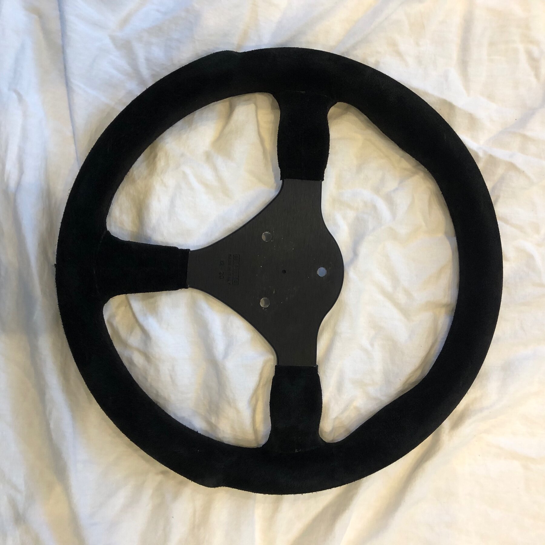 Sold Momo Suede Steering Wheel 290mm - For Sale - Caterham and Lotus ...