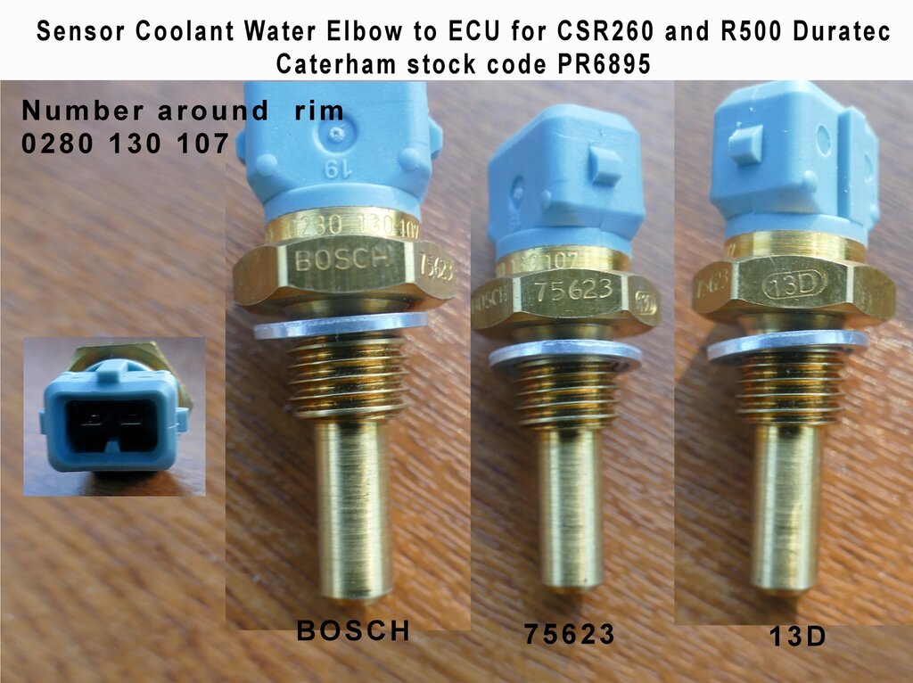 CSR STARTING PROBLEMS, FAULTY WATER SENSOR TO ECU - TechTalk - Caterham ...