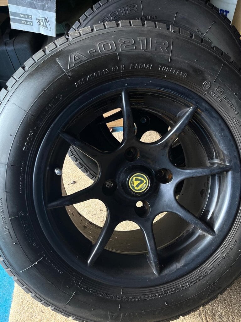 Set of four staggered 13 inch wheels - For Sale - Caterham and Lotus ...
