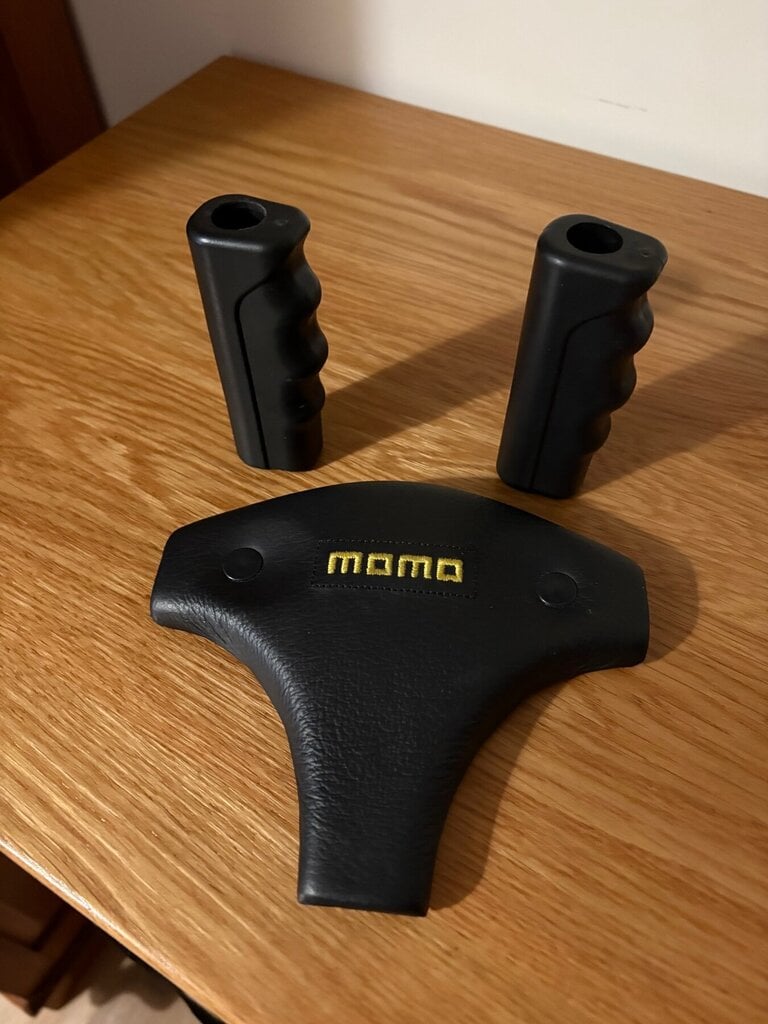 PRICE REDUCED - Momo Wheel Centre Pad and Two Standard Handbrake Lever ...