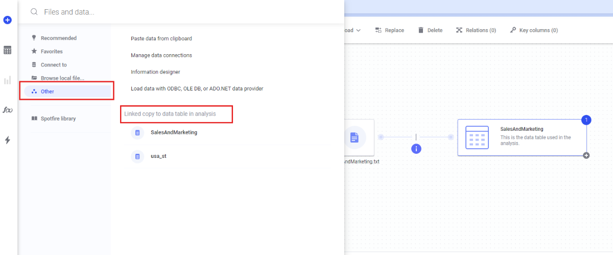 When adding columns or joining data tables, at which point is the ...