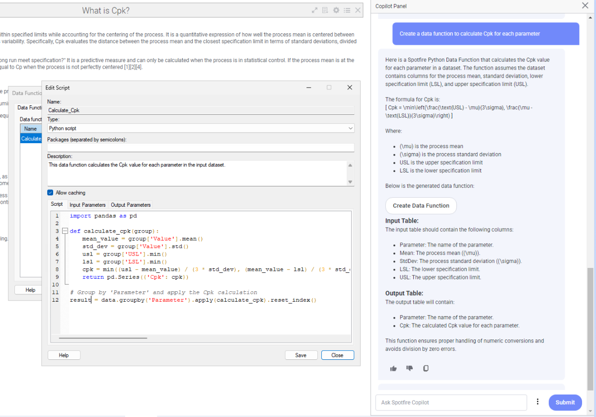 Spotfire Copilot for Statistical Process Control Monitoring - Spotfire ...