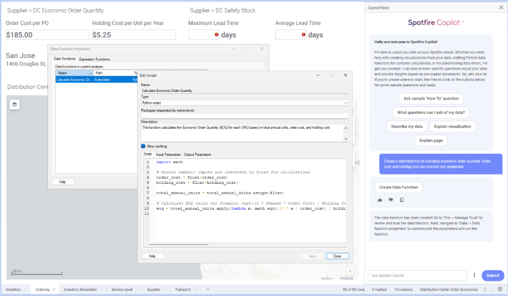 Spotfire Copilot for Supply Chain Inventory Management - Spotfire ...