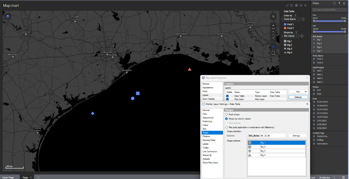 Marker Layer on Map - Spotfire - Spotfire Community