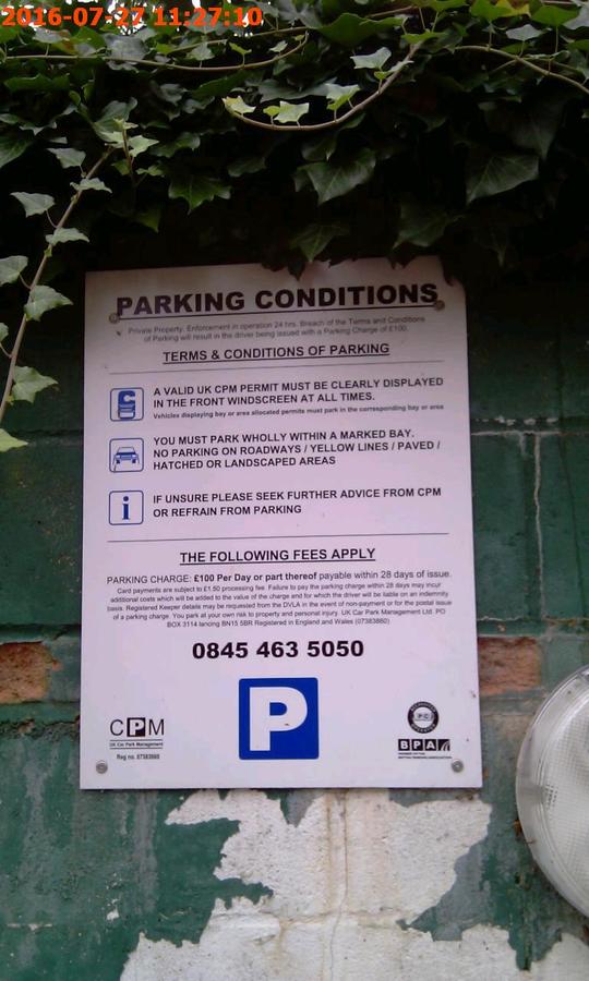 CPM resident permit parking tickets issued **WON ALL TICKETS CANCELLED ...