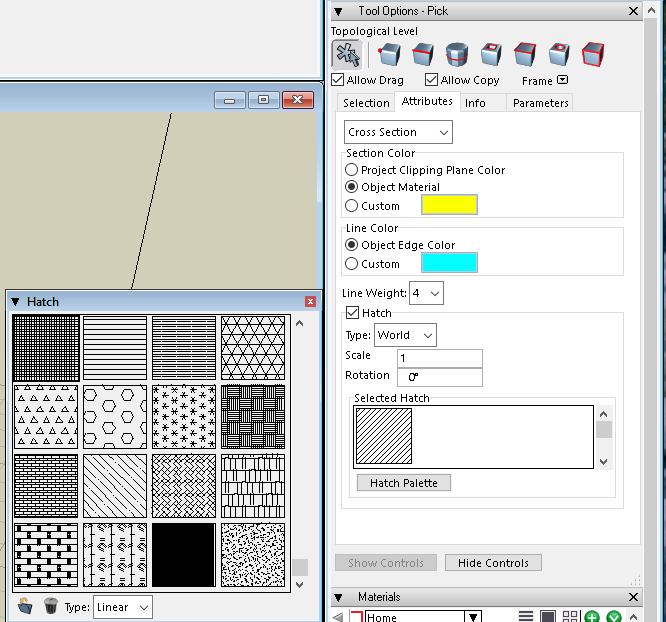 Cross Section _ Hatch pattern selection? - form•Z Discussion - AutoDesSys