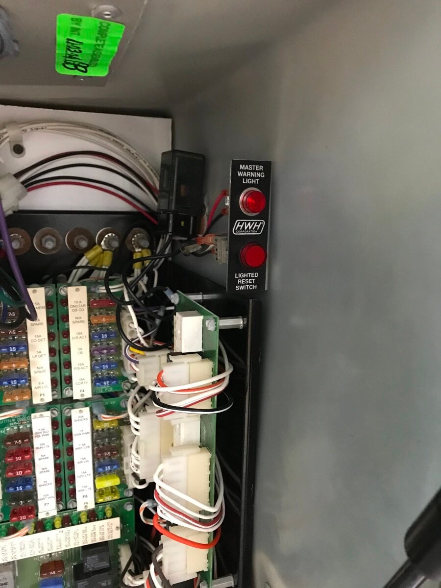 Air Leveling Reset Button - Compressed Air Systems - Monacoers