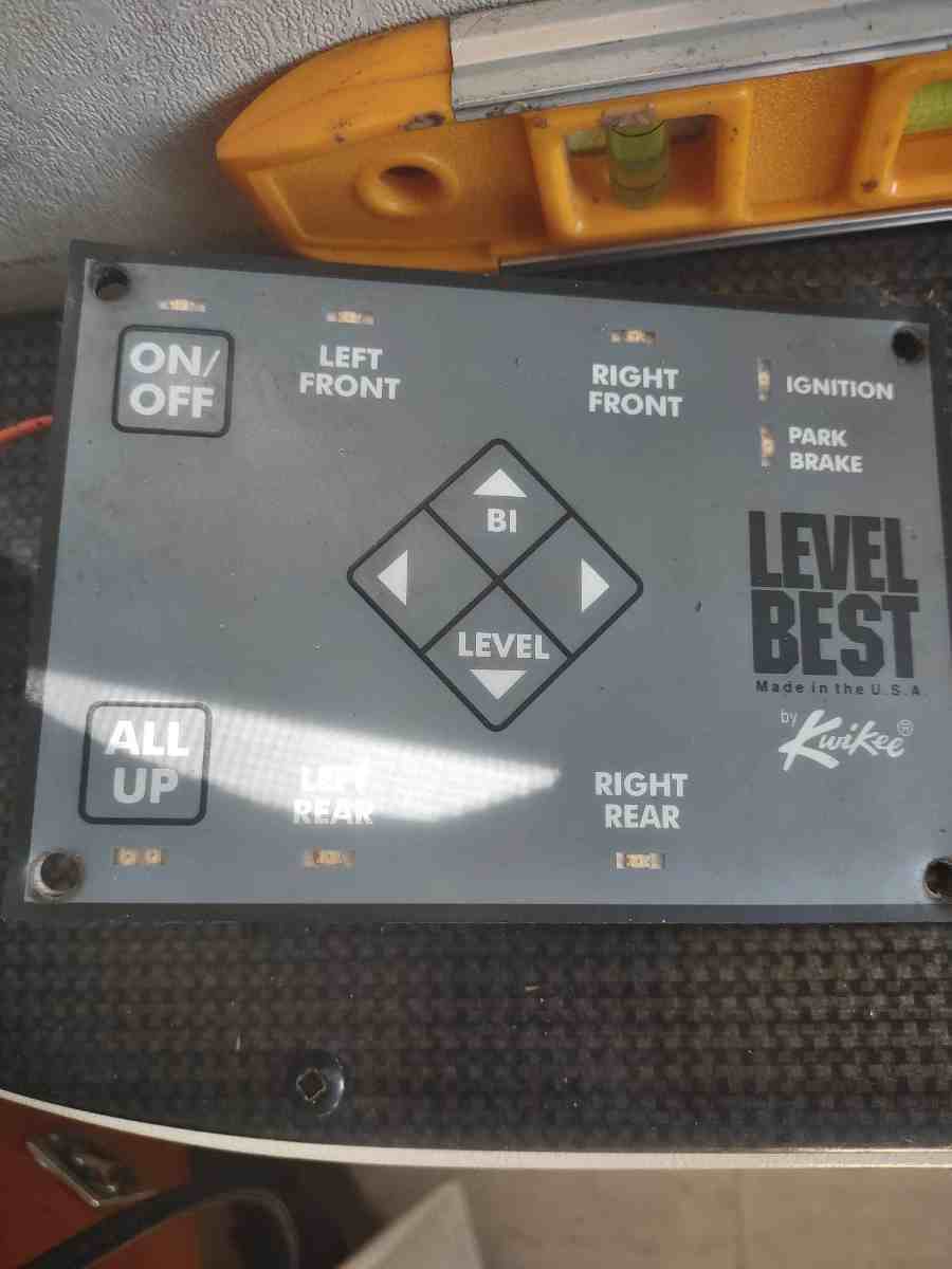 Kwikee Level Best hydaulic jack intermitent touch pad. - General ...