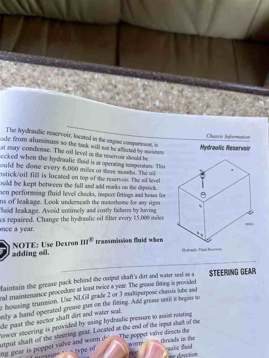 Need help selecting fluid for hydraulic system (Steering, Fan) oil ...