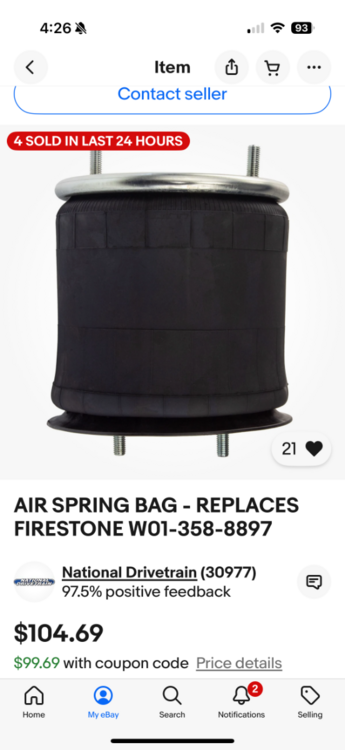 HELP 2005 Monaco Dynasty rear air bag - stranded need options - Page 2 ...