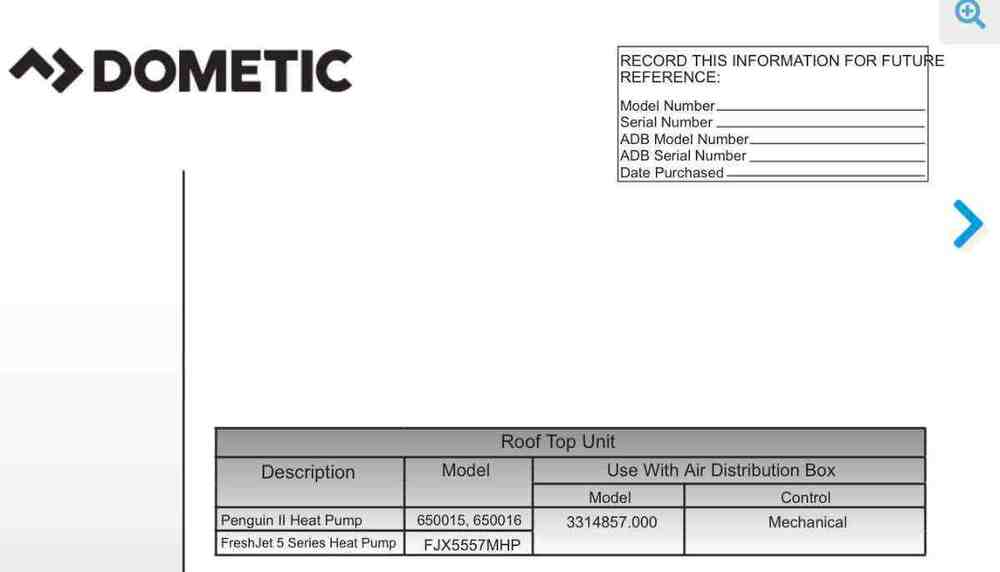 DOMETIC PENGUIN II - DISCONTINUED - REPLACED BY FRESHJET 4 & 5 - WHAT ...
