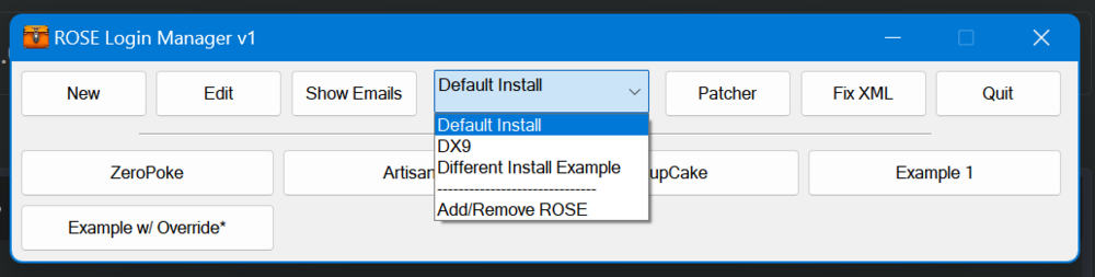 [TOOL] ROSE Login Manager | v1.9 - Mods and Tools - ROSE Online Forum