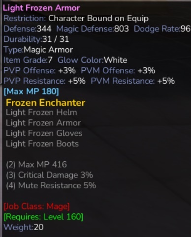 Exalted Gear - Guides and Game Help - ROSE Online Forum