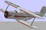 FS5/FSFS White Beechcraft Staggerwing - FS5/FSFS Aircraft - FlightSim.Com