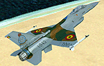 FS2004 BAF 50 Years 349 F-16 - FS2004 Modern Military - FlightSim.Com