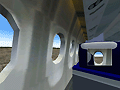 FS2004 Wing View For MelJet Boeing 777-200 - FS2004 Panels - FlightSim.Com