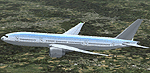 FS2004 Real Chrome Boeing 777-200ER - FS2004 Jetliners - FlightSim.Com