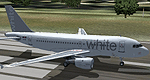 FS2004 White Airlines Airbus A319 - FS2004 Jetliners - FlightSim.Com