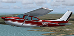 FS2004 Maroon Cessna 182 Skylane II RG - FS2004 General Aviation ...