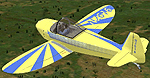 FS2004 Blue And Yellow Piel Emeraude - FS2004 General Aviation ...