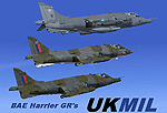 FS2004 BAE Harrier GR1 And GR3 Twin Pack - FS2004 Modern Military ...