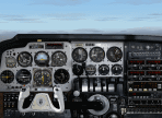 FS2004/FSX Beechcraft Baron 2D Panel - Uploads - FlightSim.Com