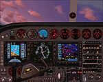 FS2004 Cessna Twin Glass Panel Version II - FS2004 Panels - FlightSim.Com